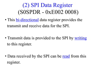 Serial Peripheral Interface(SPI) | PPT
