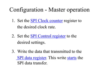 Serial Peripheral Interface(SPI) | PPT