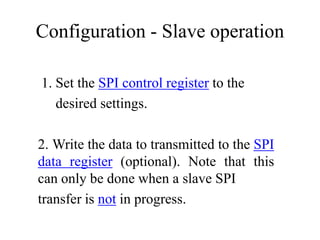 Serial Peripheral Interface(SPI) | PPT