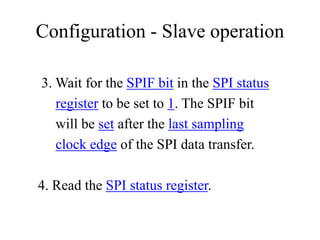 Serial Peripheral Interface(SPI) | PPT
