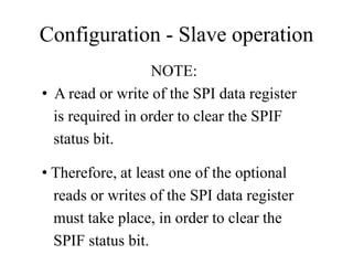 Serial Peripheral Interface(SPI) | PPT