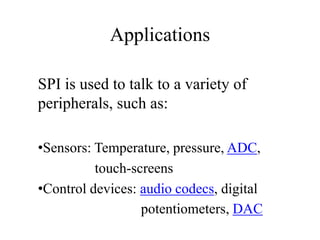 Serial Peripheral Interface(SPI) | PPT