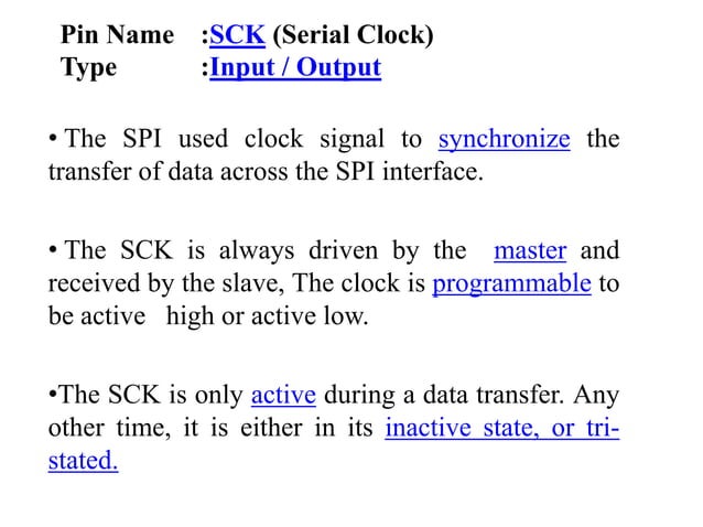 Serial Peripheral Interface(SPI) | PPT | Operating Systems | Computer Software and Applications