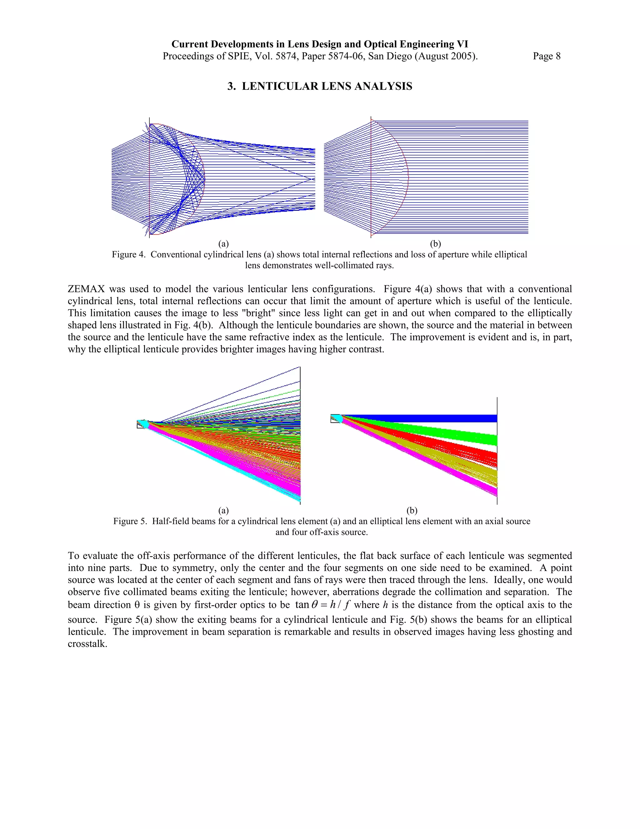 JacoTech Advances In Lenticular Lens Arrays For Visual Display | PDF