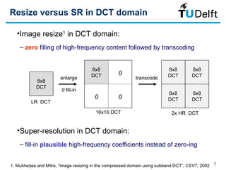 Resolution enhancement of low-quality videos using a high-resolution frame | PPT