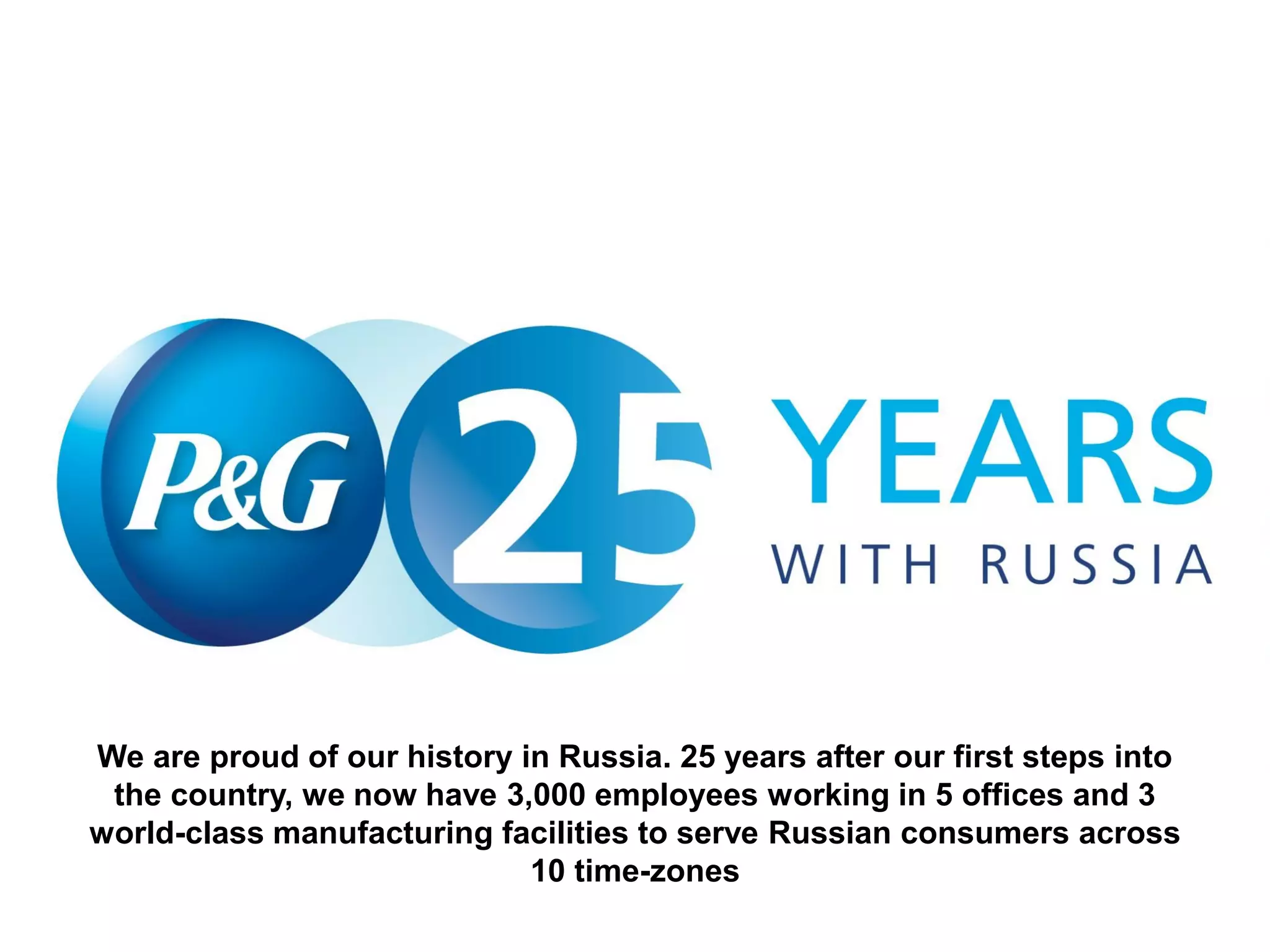 Gary Coombe, President, Europe - Procter & Gamble at SPIEF | PDF