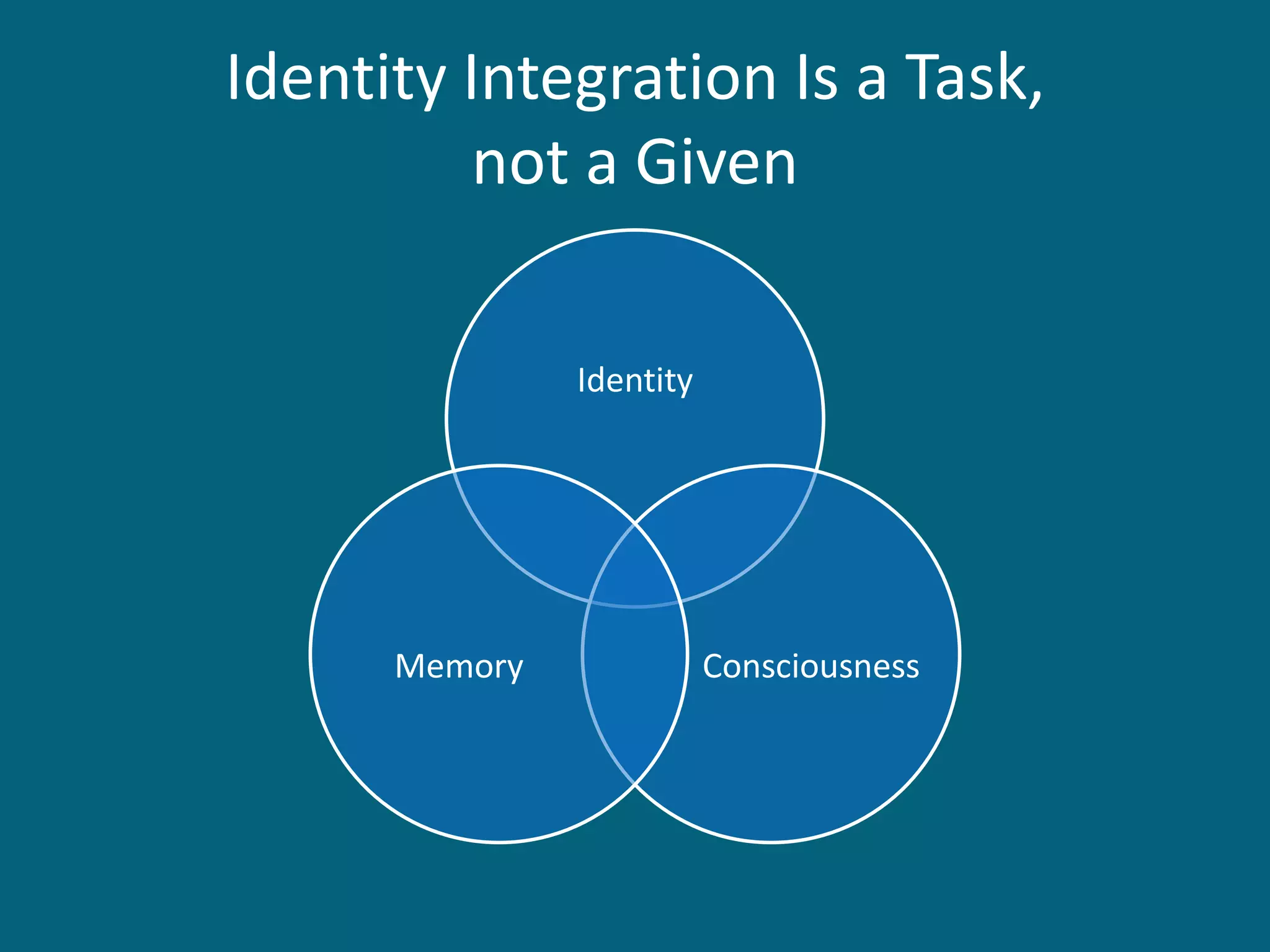 Memory and Personal Identity: The Minds/Body Problem by David Spiegel ...