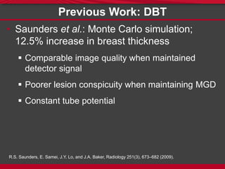 Digital Breast Tomosynthesis with Minimal Compression | PPTX | Medical ...