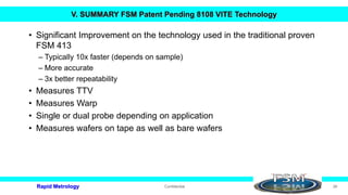 FSM 8108 VITE presented at Spie Optics Photonics 2017 | PPT