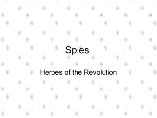 Spies | PPT