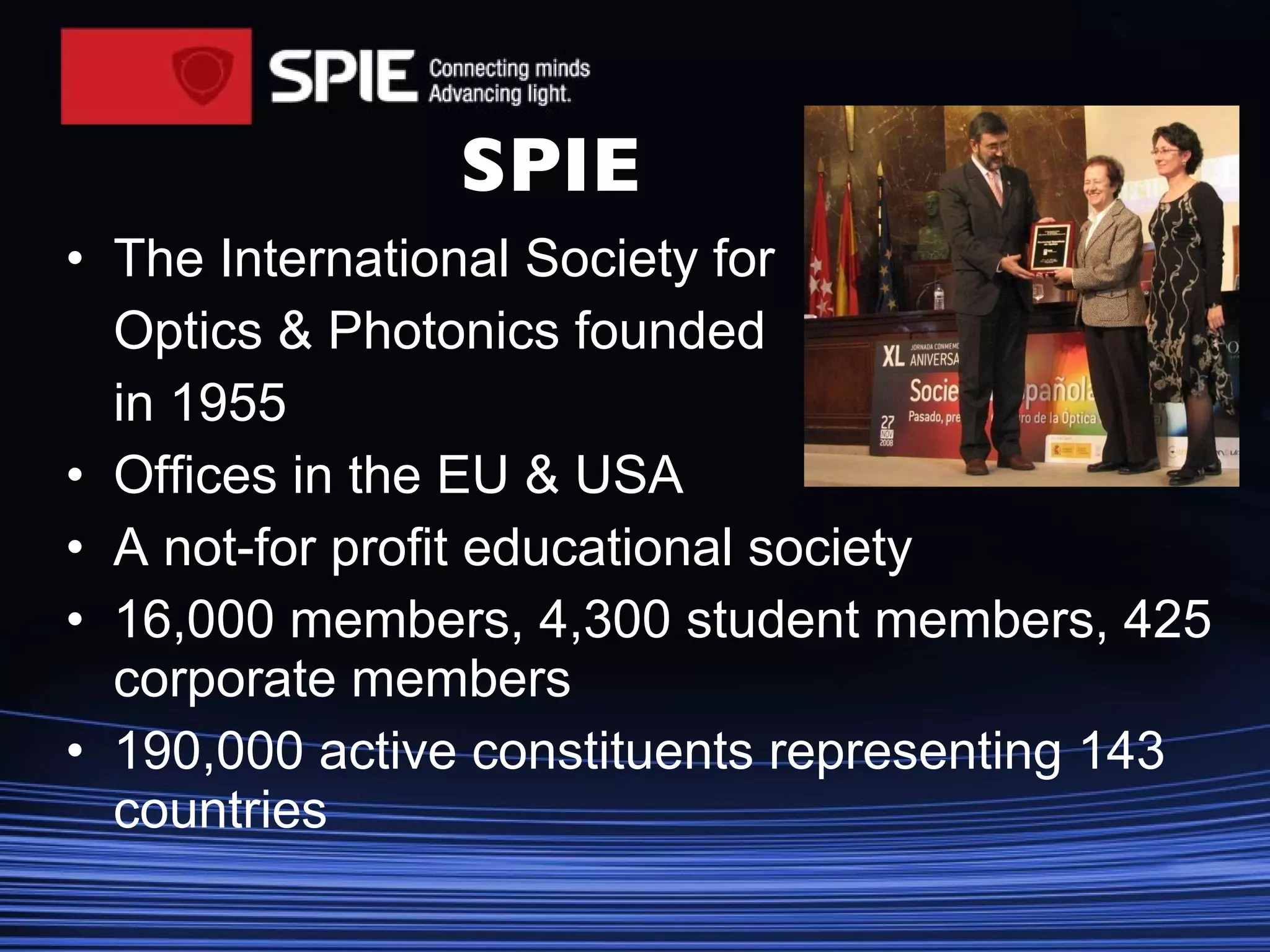 SPIE Overview for Students | PPT