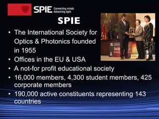 SPIE Overview for Students | PPT