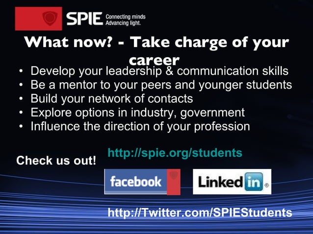 SPIE Overview for Students | PPT