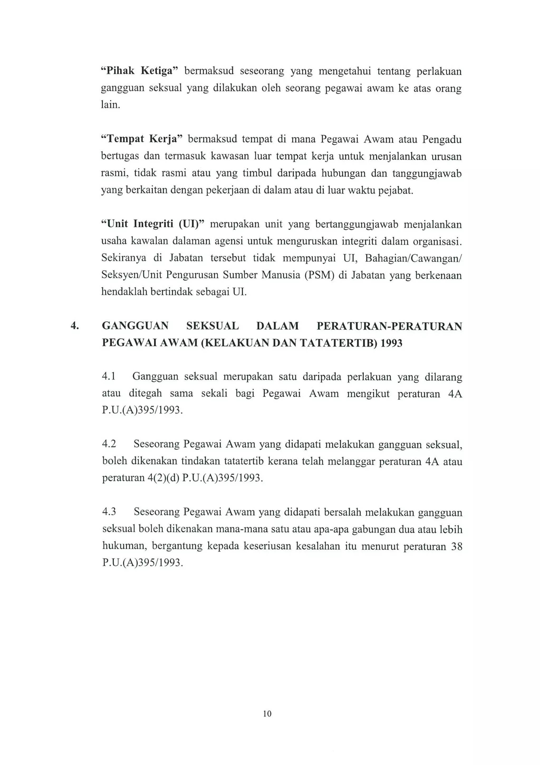 Spi garis panduan pengenadalian kes gangguan seksual di tempat kerja | PDF