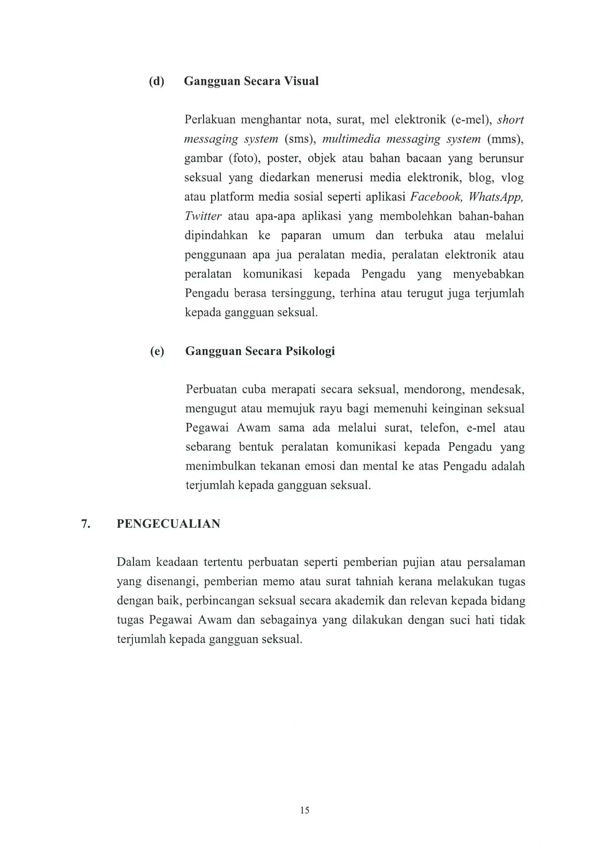 Spi garis panduan pengenadalian kes gangguan seksual di tempat kerja | PDF