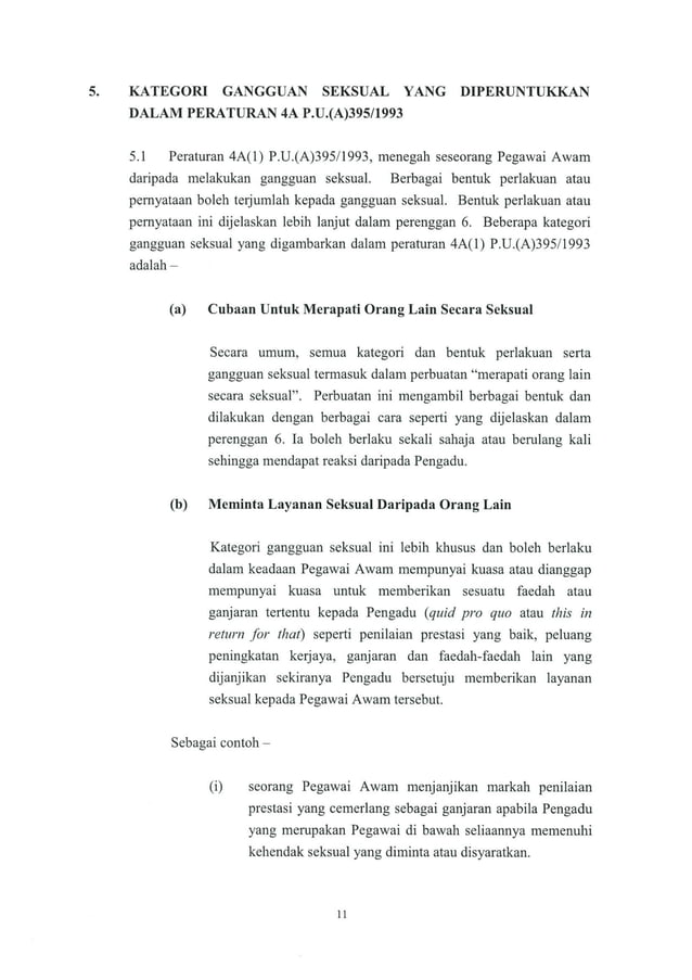 Spi garis panduan pengenadalian kes gangguan seksual di tempat kerja | PDF