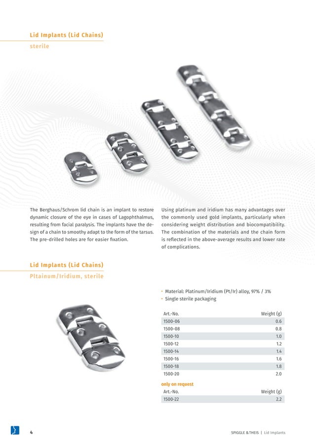 Spiggle & Theis brochure | PDF | Surgery | Medical Health
