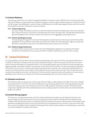 SPi Global Services Overview | PDF