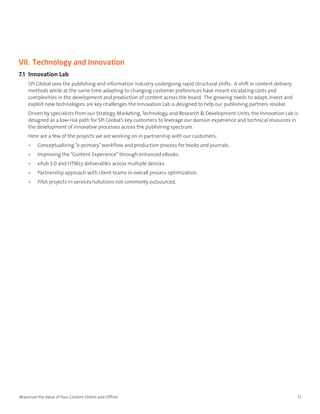 SPi Global Services Overview | PDF