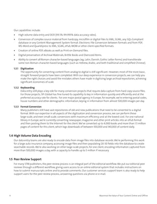 SPi Global Services Overview | PDF