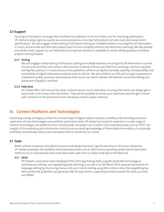 SPi Global Services Overview | PDF