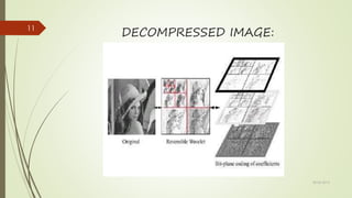 SPIHT(Set Partitioning In Hierarchical Trees) | PPTX