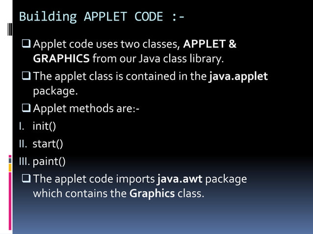 Ppt on open and close door using Applet | PPT