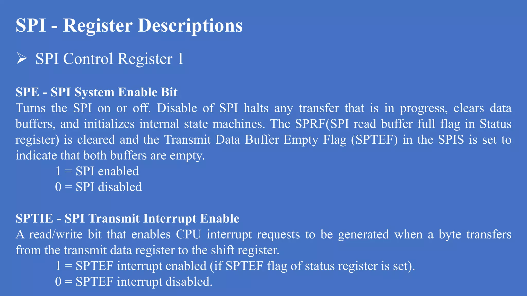 SPI introduction(Serial Peripheral Interface) | PPTX