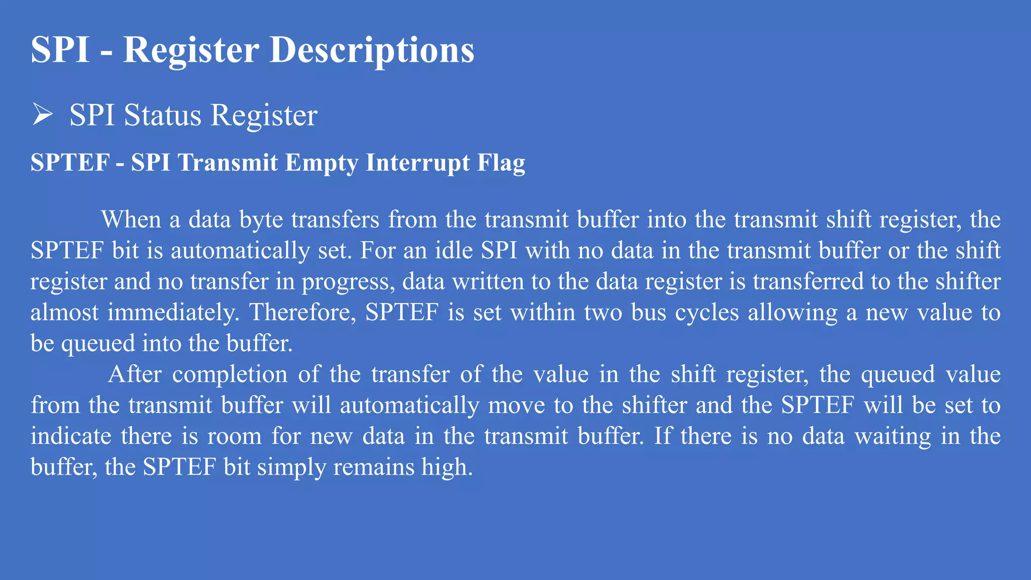 SPI introduction(Serial Peripheral Interface) | PPTX