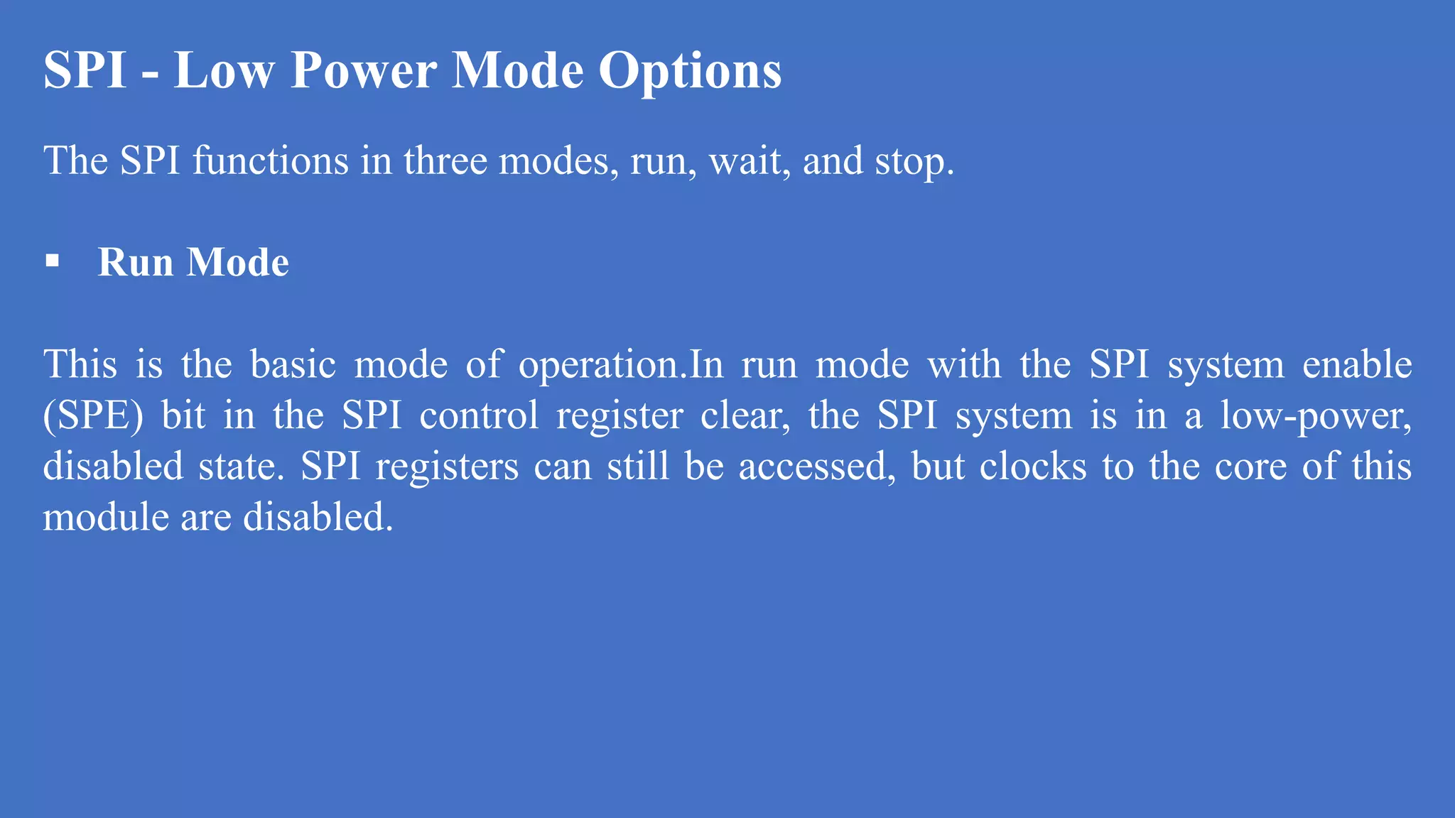 SPI introduction(Serial Peripheral Interface) | PPTX