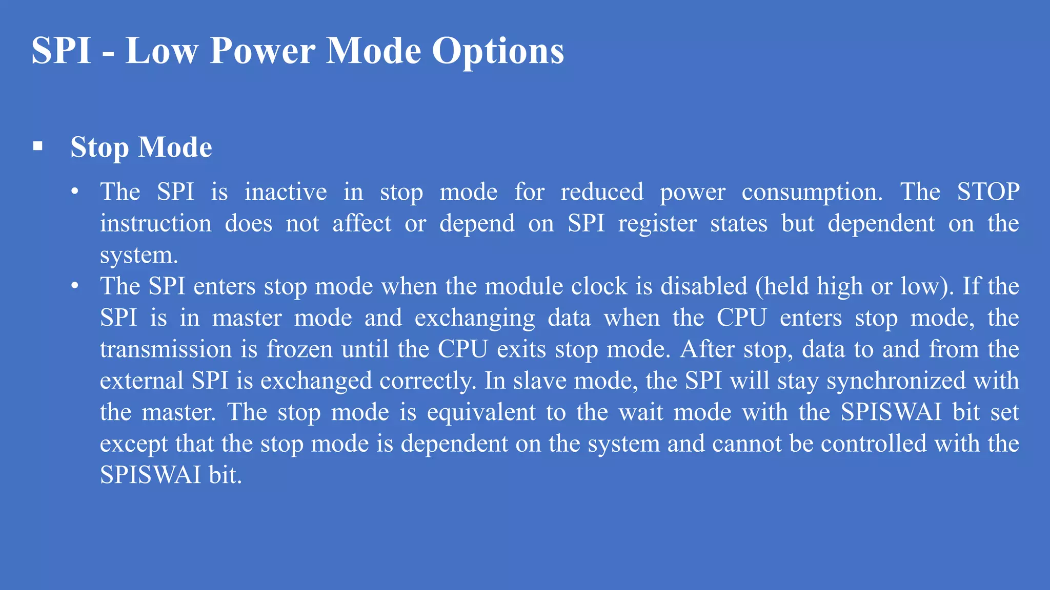 SPI introduction(Serial Peripheral Interface) | PPTX