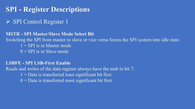 SPI introduction(Serial Peripheral Interface) | PPTX