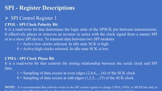 SPI introduction(Serial Peripheral Interface) | PPTX