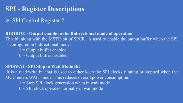 SPI introduction(Serial Peripheral Interface) | PPTX
