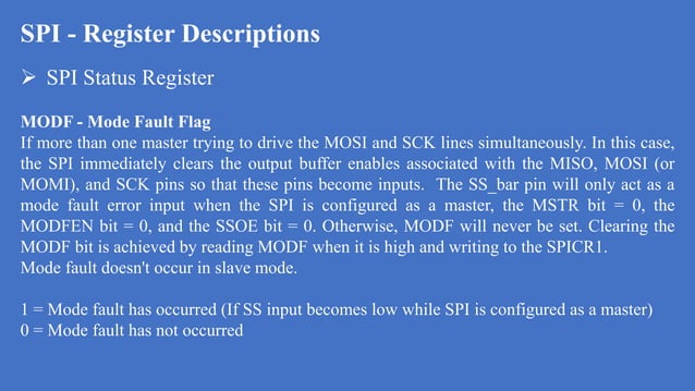 SPI introduction(Serial Peripheral Interface) | PPTX