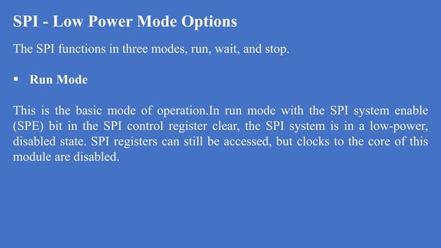 SPI introduction(Serial Peripheral Interface) | PPTX