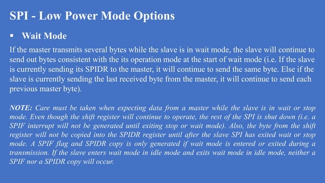 SPI introduction(Serial Peripheral Interface) | PPTX