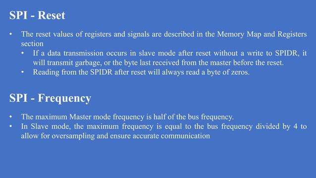 SPI introduction(Serial Peripheral Interface) | PPTX
