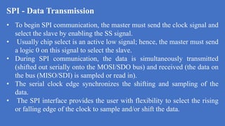 SPI introduction(Serial Peripheral Interface) | PPTX