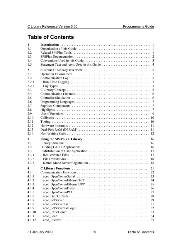 S Pii Plus+C+Library+Programmer+Guide | PDF