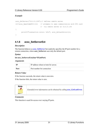S Pii Plus+C+Library+Programmer+Guide | PDF