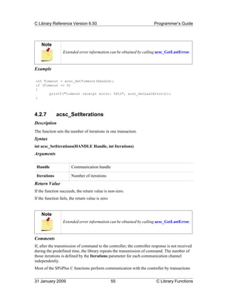 S Pii Plus+C+Library+Programmer+Guide | PDF
