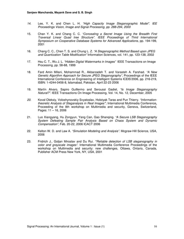 Customized and Secure Image Steganography Through Random Numbers Logic. | PDF