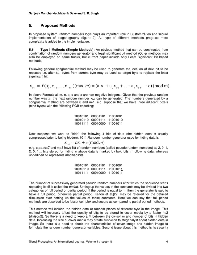 Customized and Secure Image Steganography Through Random Numbers Logic. | PDF