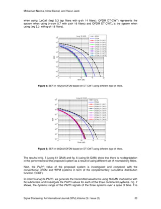 An OFDM System Based on Dual Tree Complex Wavelet Transform (DT-CWT) | PDF