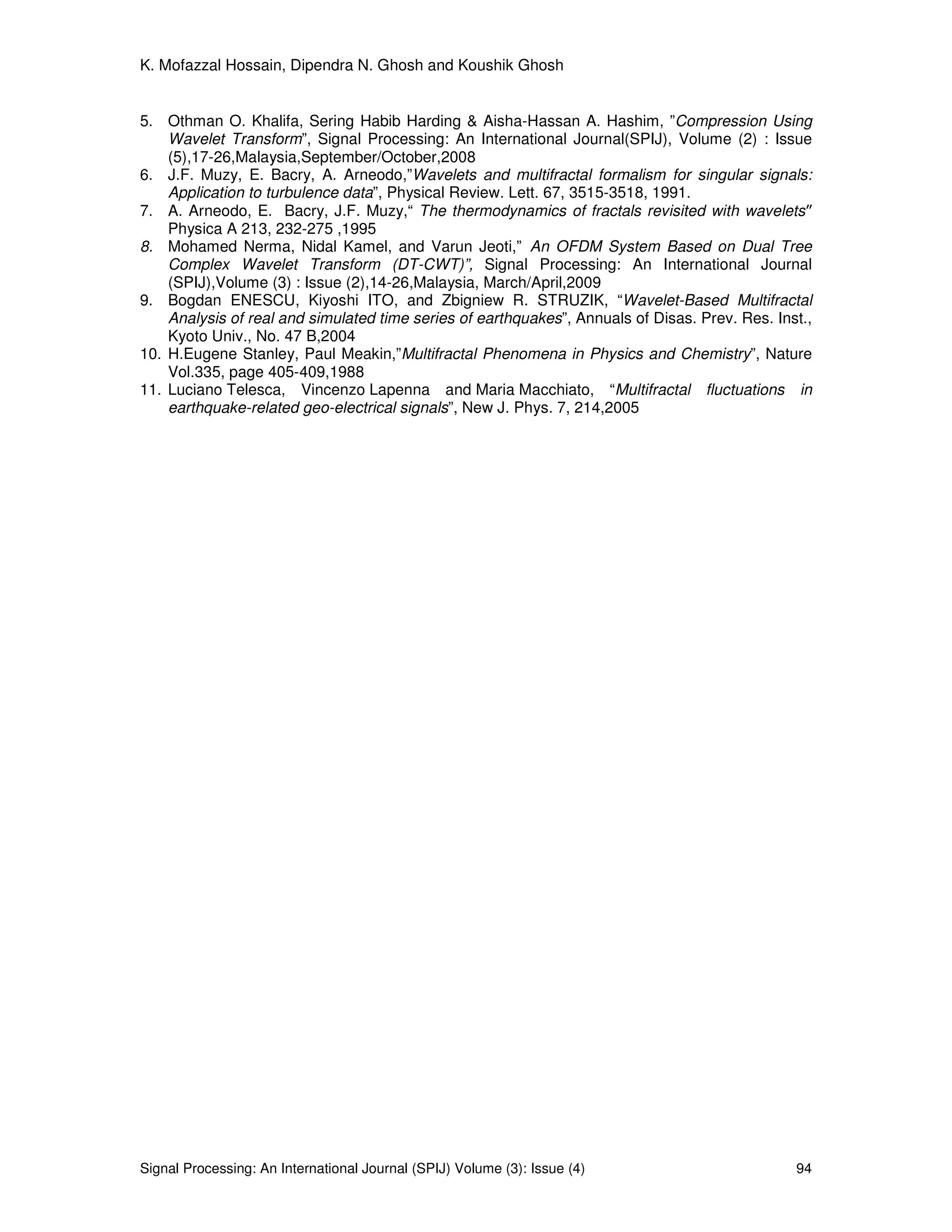 Investigatng MultIfractality of Solar Irradiance Data Through Wavelet ...