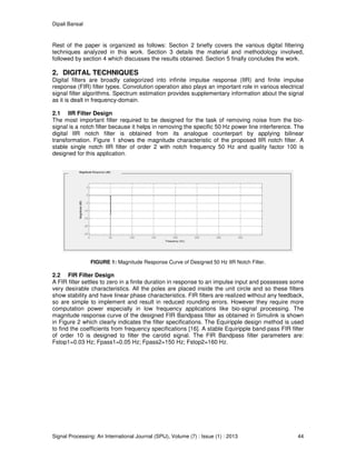 Computer Based Model to Filter Real Time Acquired Human Carotid Pulse | PDF