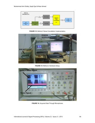 Hardware Implementation of Adaptive Noise Cancellation over DSP Kit TMS320C6713 | PDF
