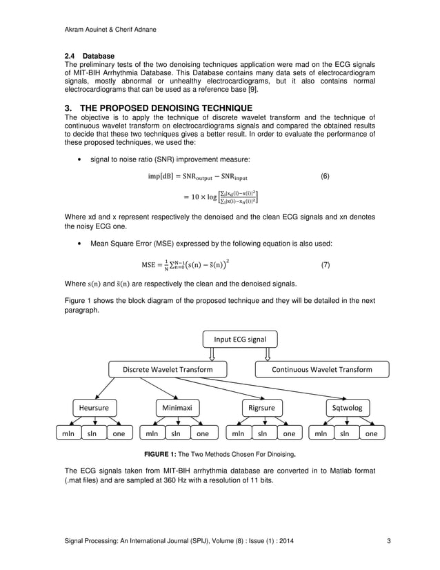 Electrocardiogram Denoised Signal By Discrete Wavelet Transform And Continuous Wavelet Transform