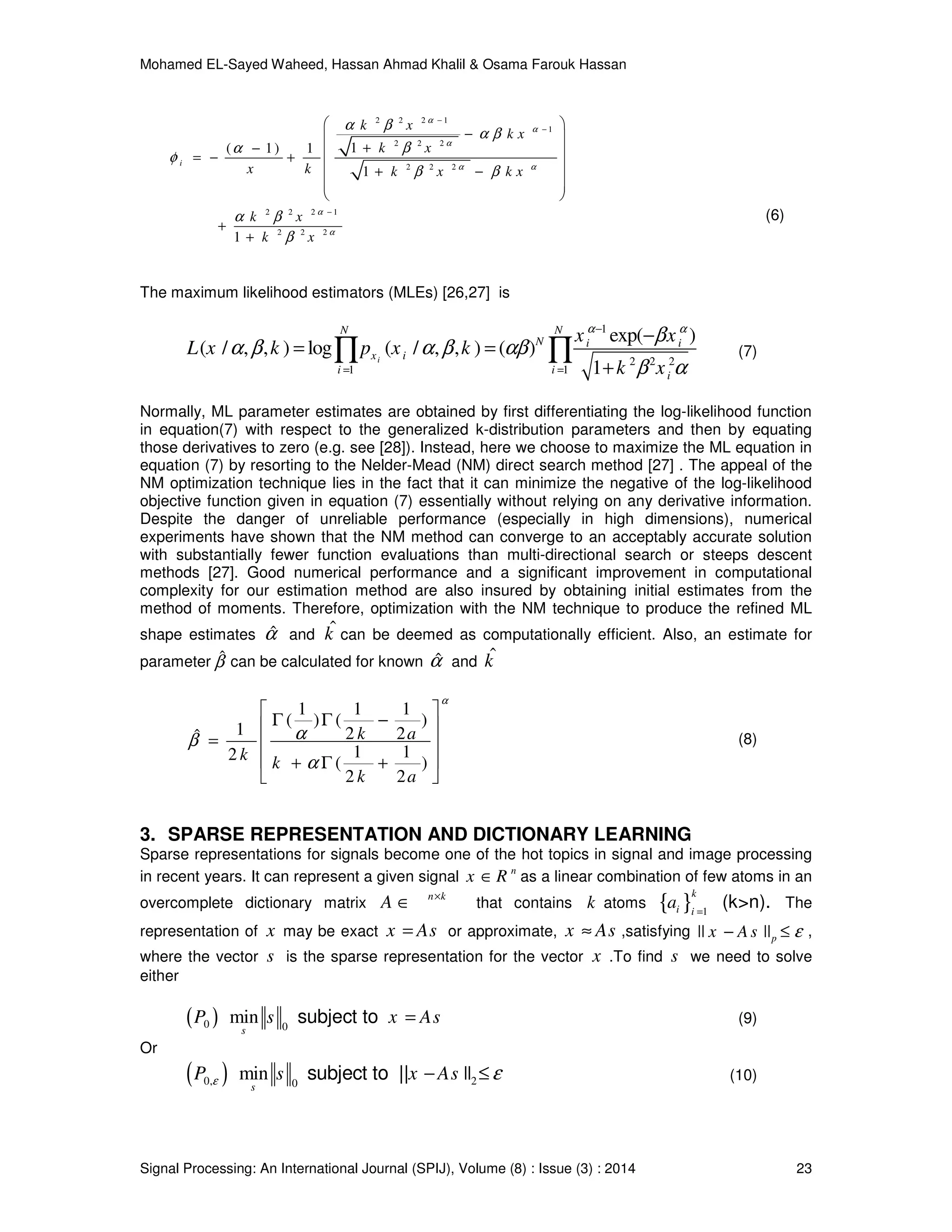 Image Denoising Based On Sparse Representation In A Probabilistic Framework | PDF | Photo ...